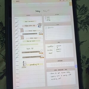 Daily Planner Goodnotes Template, Undated, Digital Planner Pdf, Cute ...