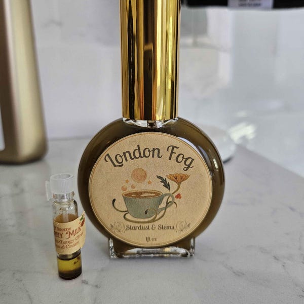 LONDON FOG PERFUME With Essential Oils, Real Black Tea, Lavender and ...