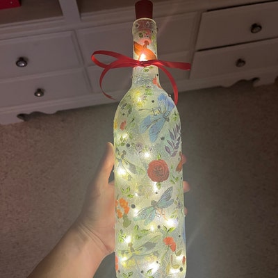 Flower Lighted Decor Flower Mason Jar With Easy On/off Light - Etsy