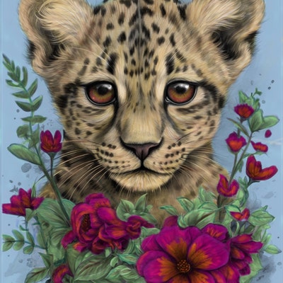 40 Cute Baby Animals Grayscale Coloring Pages Printable Adult Coloring ...