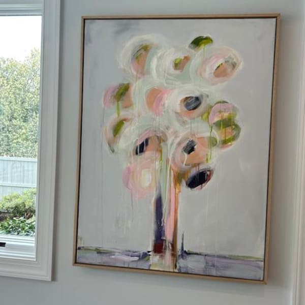 24x36 Frame | 24 X 36 Regular Floating Frame for 1.5" Canvas | Wooden ...