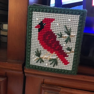 Cardinal Tissue Box Cover / Christmas Cardinal Tissue Box Cover ...