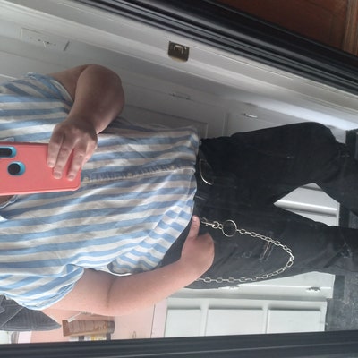 Wallet Chain With O-ring Belt Chain 90's Trouser Chain - Etsy