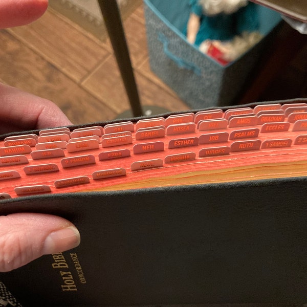 Mini Elevated - Rose Gold Foil Bible Tabs - Standard & Catholic ...