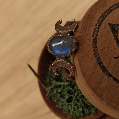 Crystal Witch Earrings Witchcore Aesthetic Forest Druid - Etsy