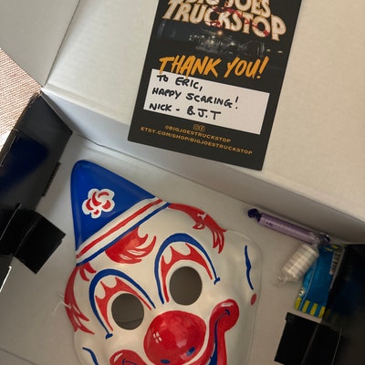 The 'clown' Mikey Adult Clown Mask 'clean' - Etsy
