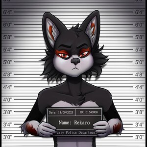 Headshot Furry / Anthro / Fursona Con Badge Custom Art - Etsy