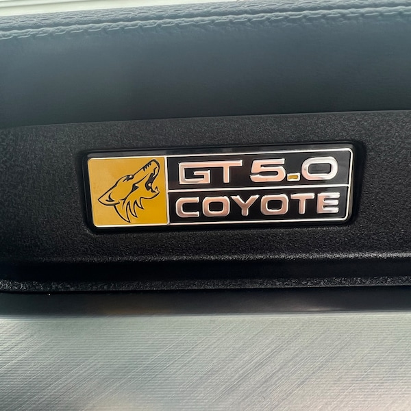 2015-2022 Ford Mustang Ecoboost V2 Logo Nameplate Emblem for Dashboard ...