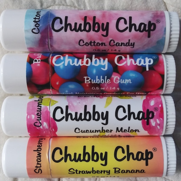 Chubby Chap GIANT .5 Oz Natural Lip Balm, Buttercream Vanilla - Etsy