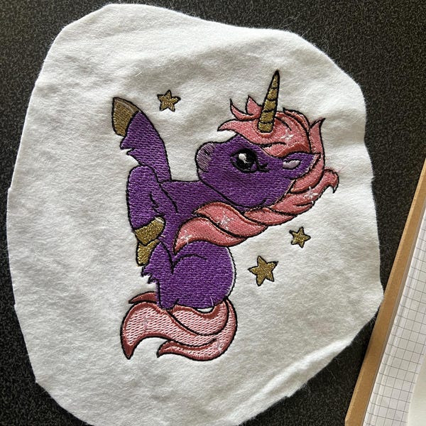 Unicorn Embroidery Design, 3 Sizes, Instant Download - Etsy