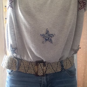 Raffia Belt. Raffia and Silver Belt. Belt With Metal Buckle. Summer ...