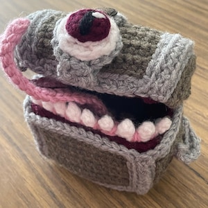 Mimic Chest Crochet Amigurumi Pattern - Etsy