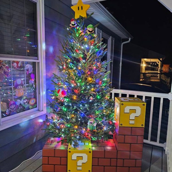 Nintendo Super Star | Christmas Star | Tree Topper | Night Light ...