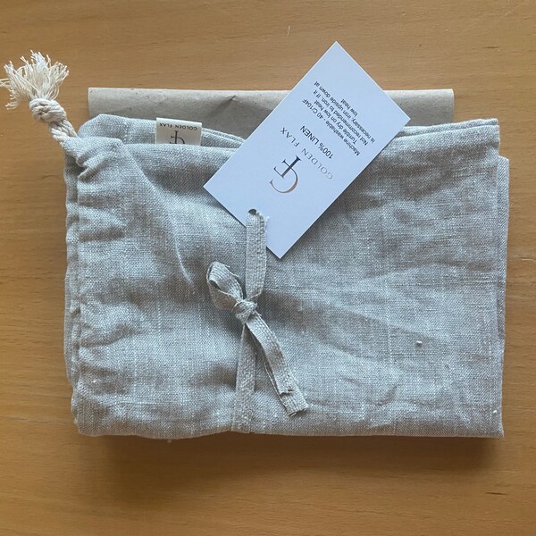 Linen Laundry Bag, Large Hanging Laundry Bag With Handle and Loops ...