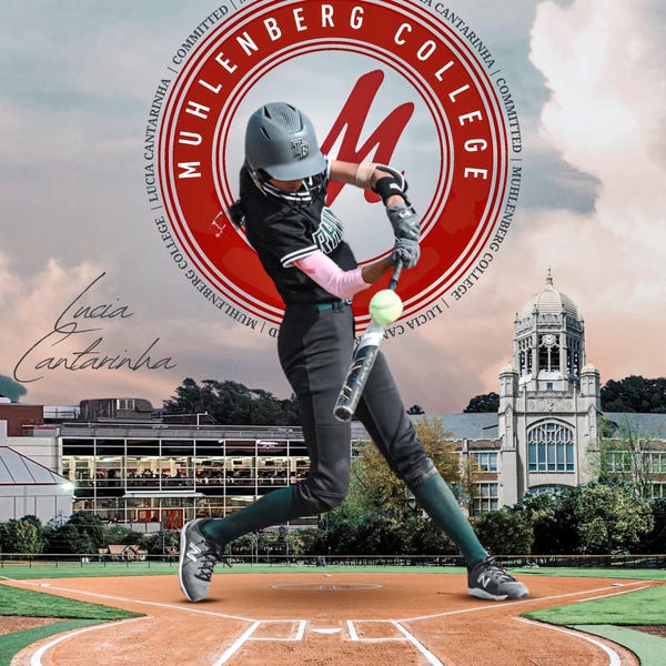 Commitment Graphic, Custom College Graphic, College Commit, College ...