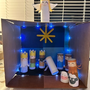 Printable Christmas Toilet Paper Roll Craft Templates - Etsy