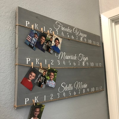 3 Kids K-12 SCHOOL PICTURE Signs,school Picture Sign, Student Picture ...