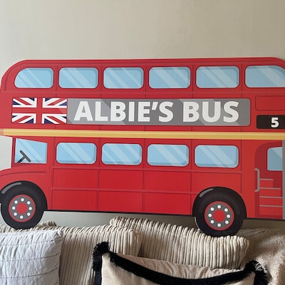 Red London Bus 1m Wide Events Prop - Etsy