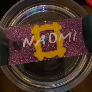 Friends Stanley Name Plate, Friends Theme Name Tag, Personalization ...