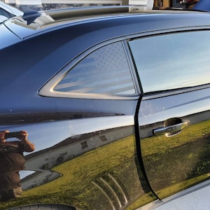 Fits 2010-2015 Chevy Chevrolet Camaro Quarter Window American Flag ...