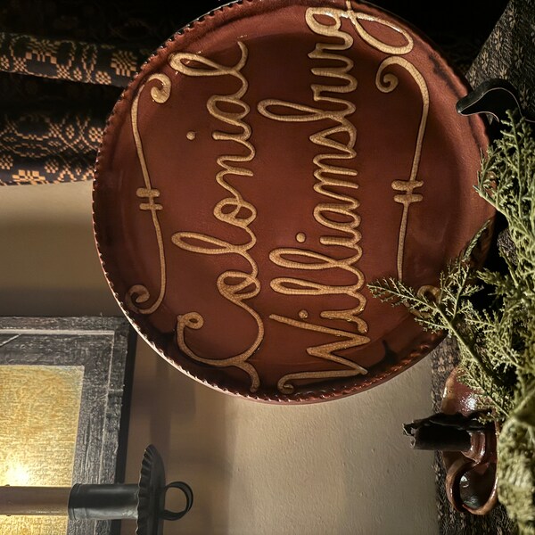 Smith Redware Handcrafted Ornament Folk Art, Ohio, Made in USA, Crackle ...