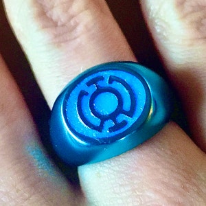 Anodized Yellow Fear Ring - Etsy