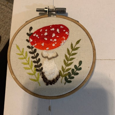 Custom Fungi/mushroom Embroidery and Home Decor - Etsy
