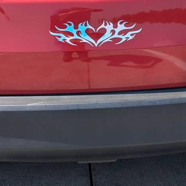 Car Tramp Stamp Vinyl Decal | Rearview Mirror Window Bumper Sticker ...