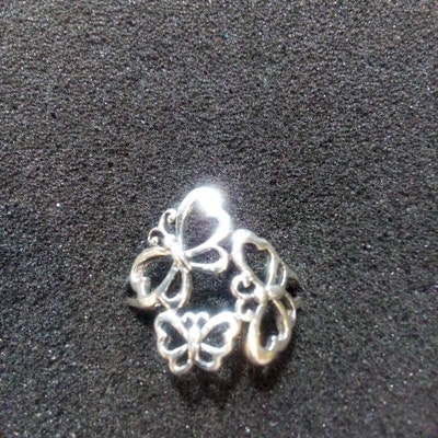 Sterling Silver Harp Ring, Note Ring, Instrument Ring, Silver Ring ...