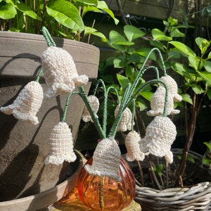 Bell Flower Crochet Pattern, Crochet Flower Bouquet Pattern, Crochet ...
