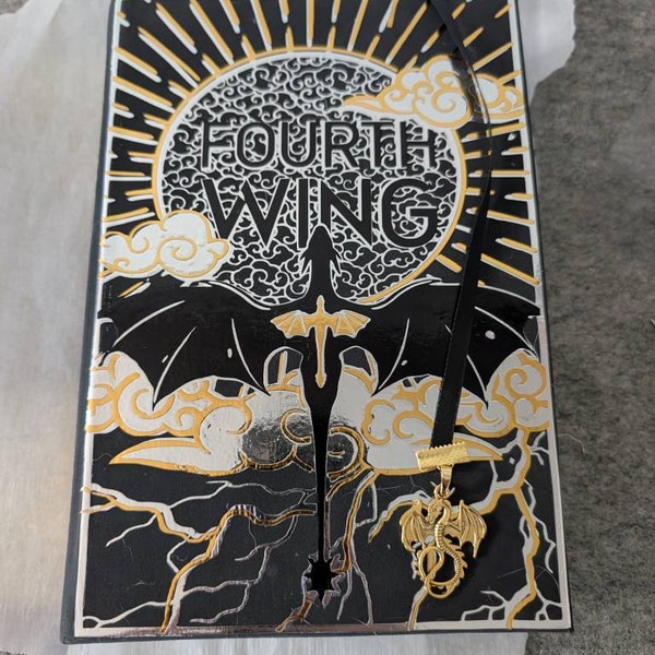 Fourth Wing Bookbinding Cover Design SVG Files, Vinyl Book Cover Design ...