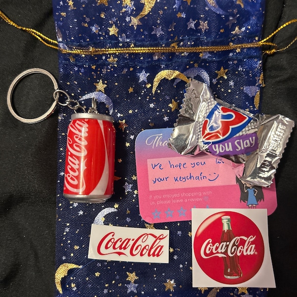 Coke Keychain Coca Cola Keychain Pepsi Keychain Fanta Keychain Sprite ...