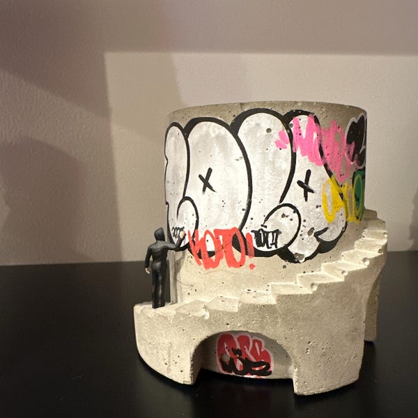 Graffiti Planter / Graffiti / Custom Art / Custom Gift / Unique Planter ...