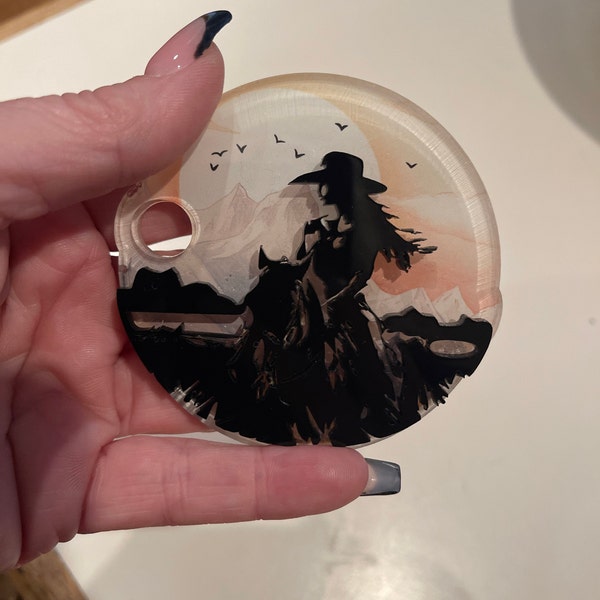 Western Barrel Racing Stanley Cup Topper, Name Lid Tumbler Topper, 40oz ...