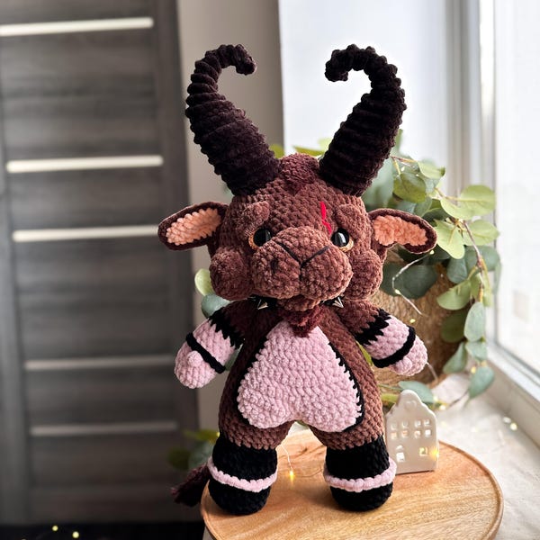 AMIGURUMI PATTERN, Punk Emo Bunny, Alternative Cat amigurumi Spanish ...