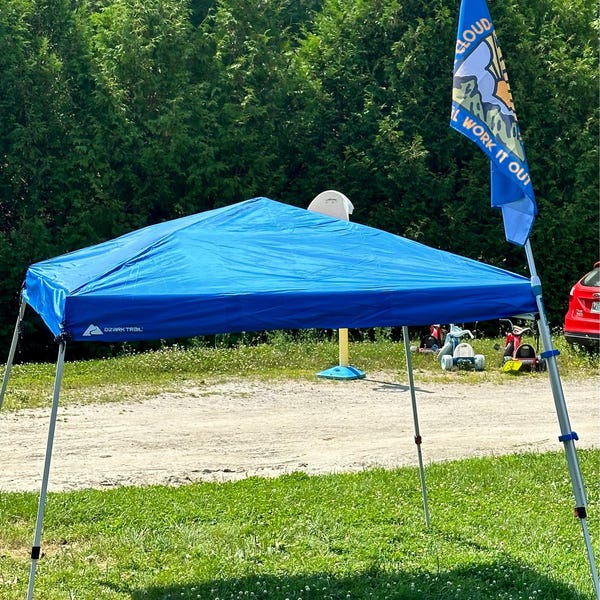 Canopy Flag Pole Mount for Portable Canopies. Easy-flag System - Etsy