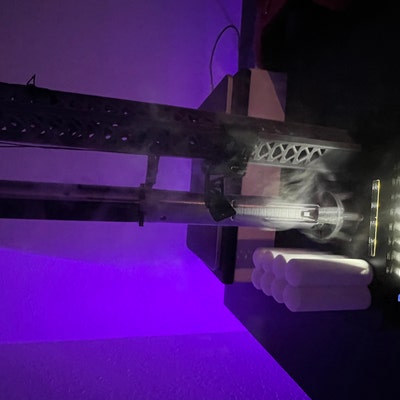 3D Printed Venting Starship Rocket A Desktop Model of Spacex's Starbase ...