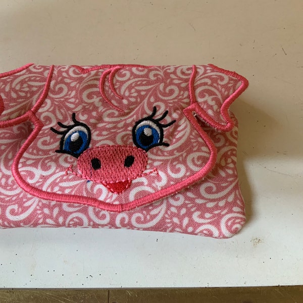 In the Hoop 5x7" Piglet Purse Embroidery Design File. Instant Download ...