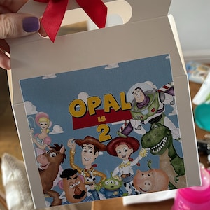 Personalised Birthday Party Activity Box TOY STORY FRIENDS Childrens ...