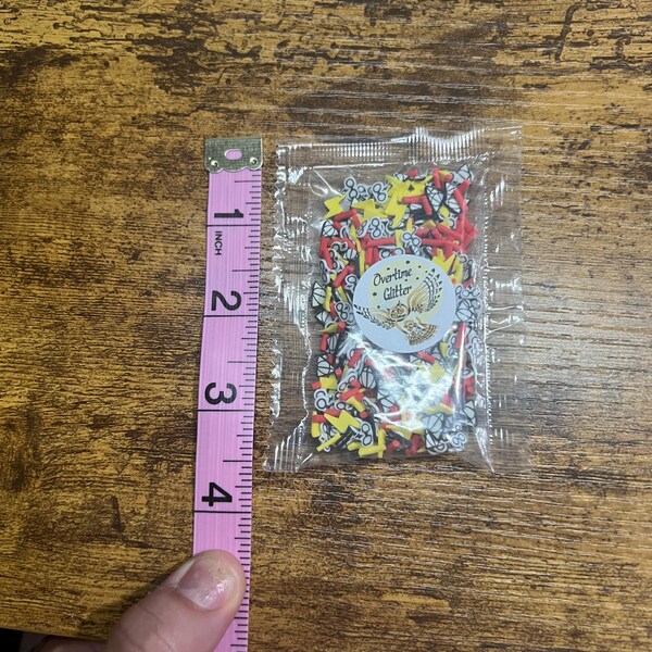 Middle Finger Silver Holographic Shape, Chunky, Confetti, Resin Fillers ...