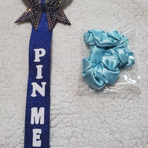 Pin Me Keychain. Free Gift With Order. Scrunchie or Rhinestone Ponytail ...
