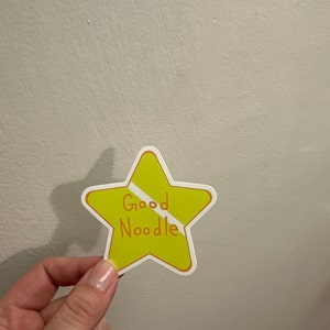 GOOD NOODLE Trendy Sponge Bob Meme Sticker Vinyl Waterproof Laptop ...