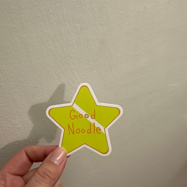 GOOD NOODLE Trendy Sponge Bob Meme Sticker Vinyl Waterproof Laptop ...