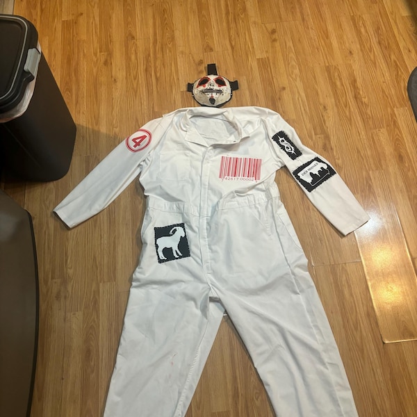 Slipknot Barcode Svg for IRON ON Halloween Costume Jumpsuit - Etsy