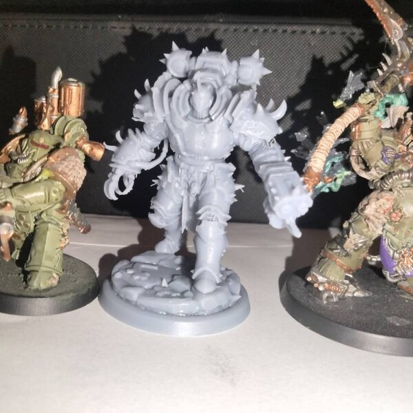 3D Printed Krieg Commissar Miniature by 3dartguy - Etsy