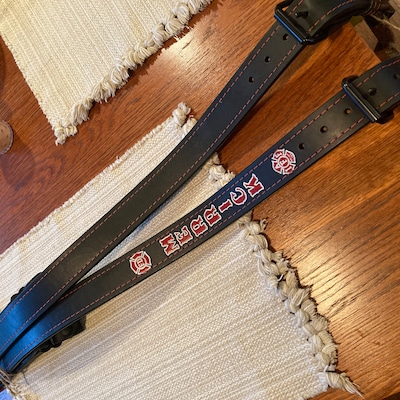 Custom Leather Firefighter Suspenders Heavy-duty - Etsy