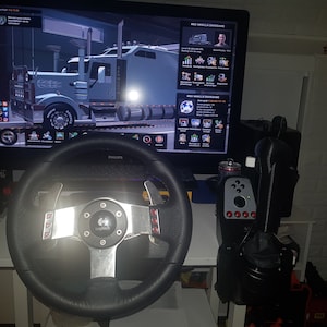 Game Shifter Knob ETS ATS Avec Pause Jake Pour Truck Simulator logitech ...