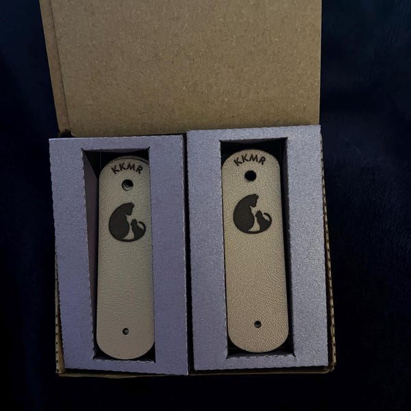 Set of 5 Personalized Zipper Name Tag Charms With Snap Hook for School ...