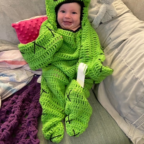 Oogie Boogie Baby Costume ,oogie Boogie Baby Outfits ,newborn Halloween ...