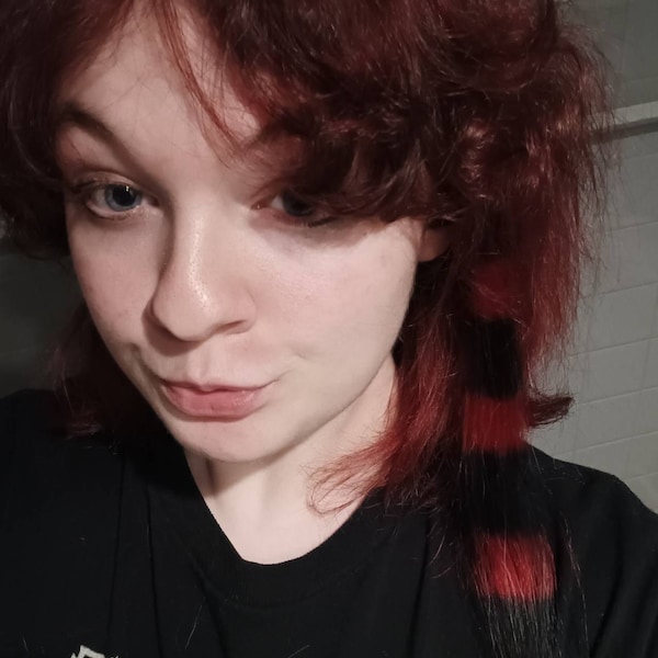 Custom Scene Kid Raccoon Tail Hair Extension - Etsy